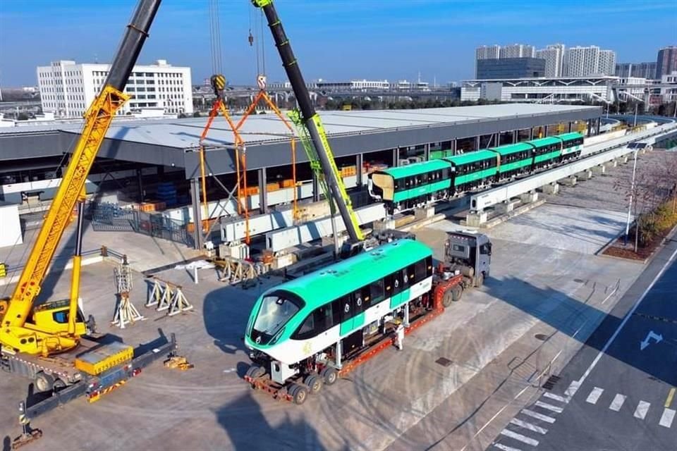 Llega vagón de monorriel; lo exhibirán en Pa'l Norte